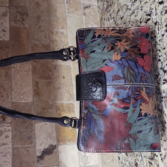 Patricia Nash | Bags | Patricia Nash Blue Forest Rienzo Satchel | Poshmark